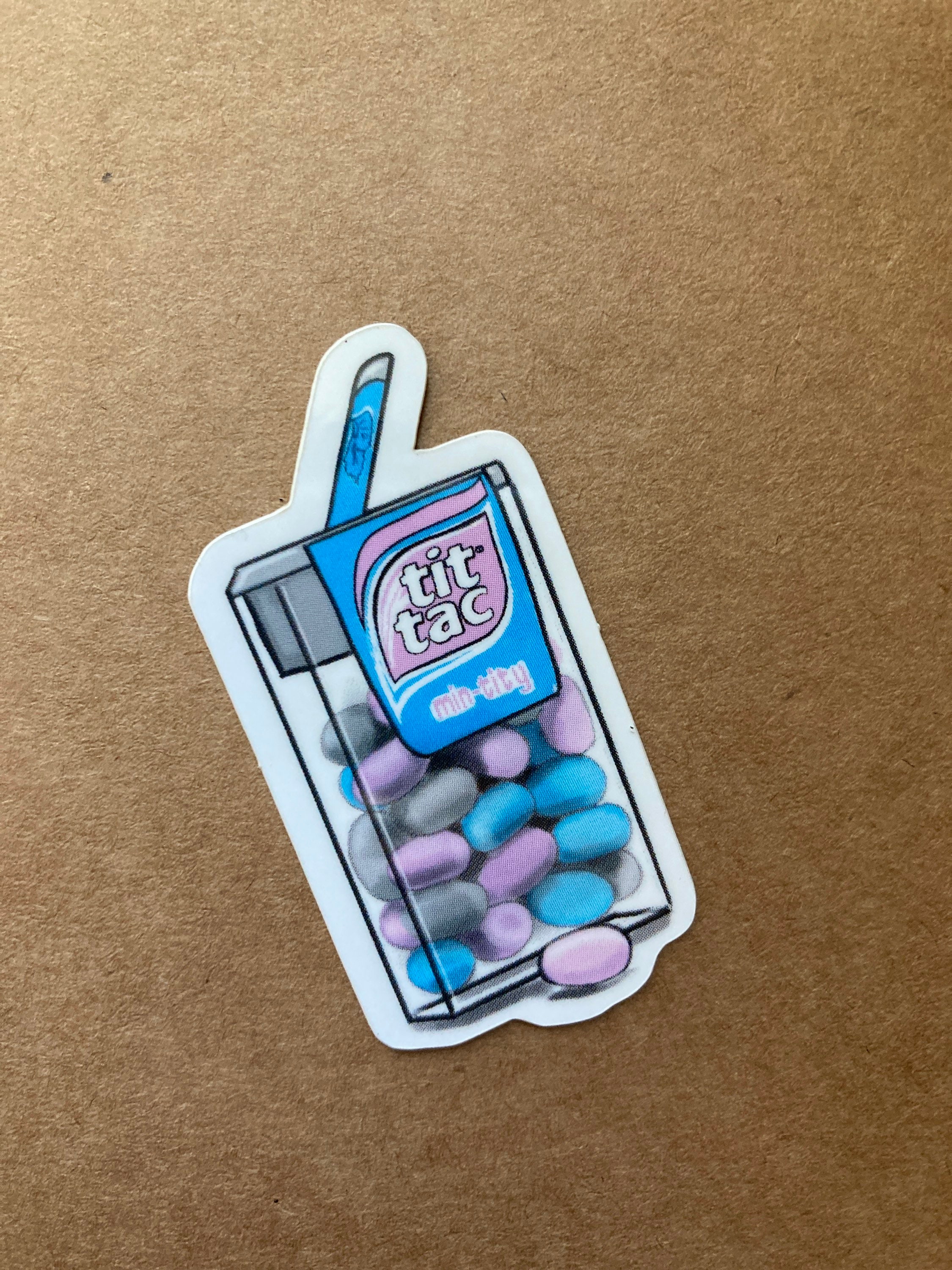 Tit-tac Trans Pride Meme Vinyl Sticker LGBTQ - Etsy
