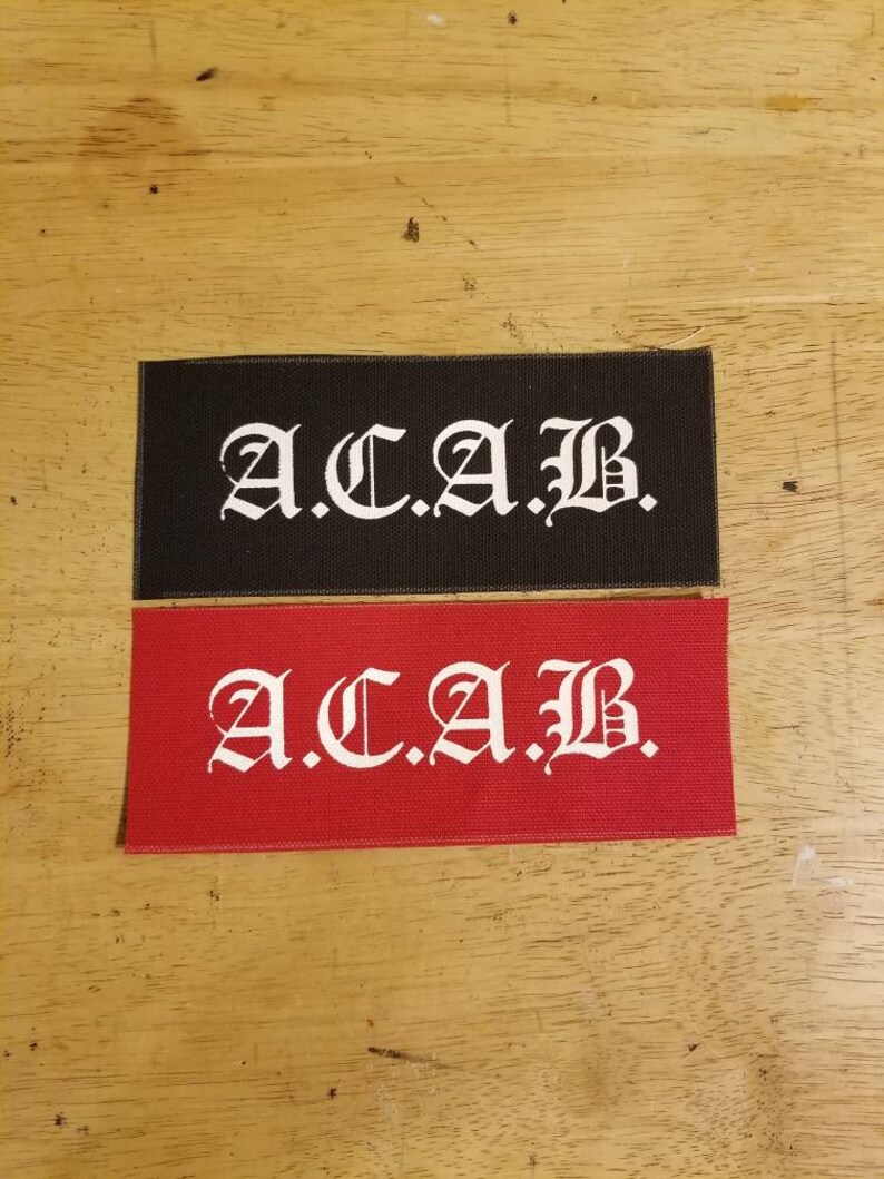 A.C.A.B. DIY Punk Patch ACAB - Etsy