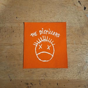 Distillers Frown Logo DIY Punk Patch - Etsy