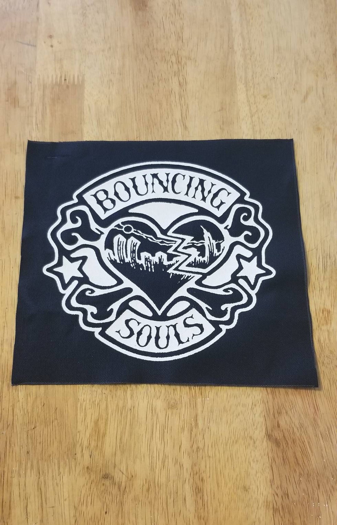 Bouncing Souls Punk Backpatch 9" X 9" (23 Cm) - Etsy
