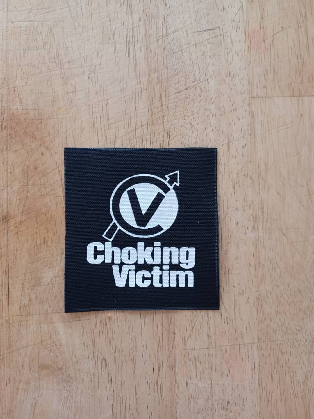 Choking Victim DIY Punk Patch - Etsy