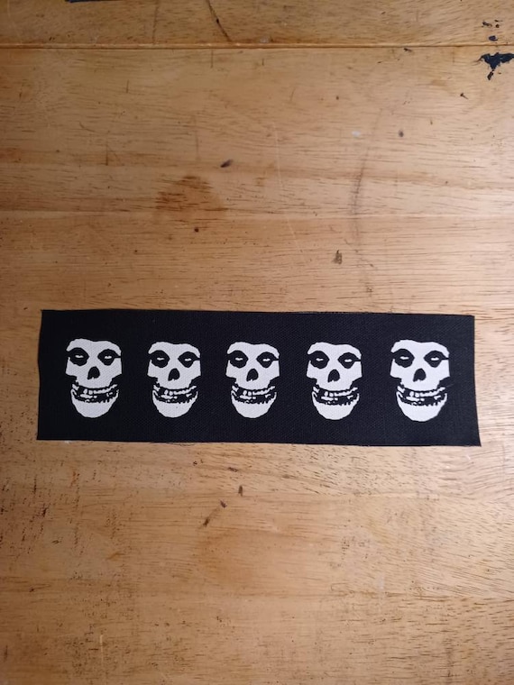 Misfits DIY Punk Patch Duck Cloth Canvas - Etsy