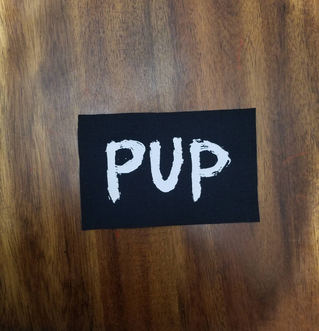 PUP Band DIY Punk Patch Canvas Patch - Etsy