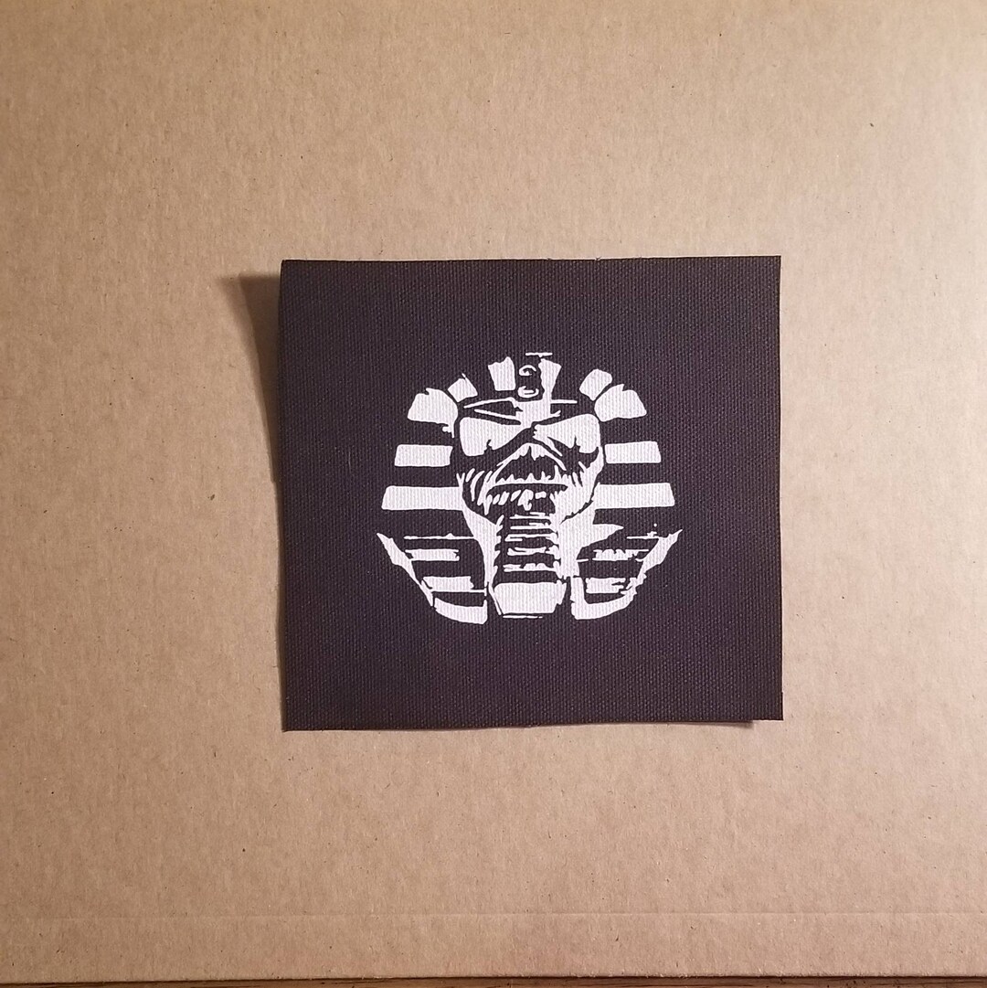 Eddie DIY Sphinx Metal Punk Patch Canvas Patch - Etsy