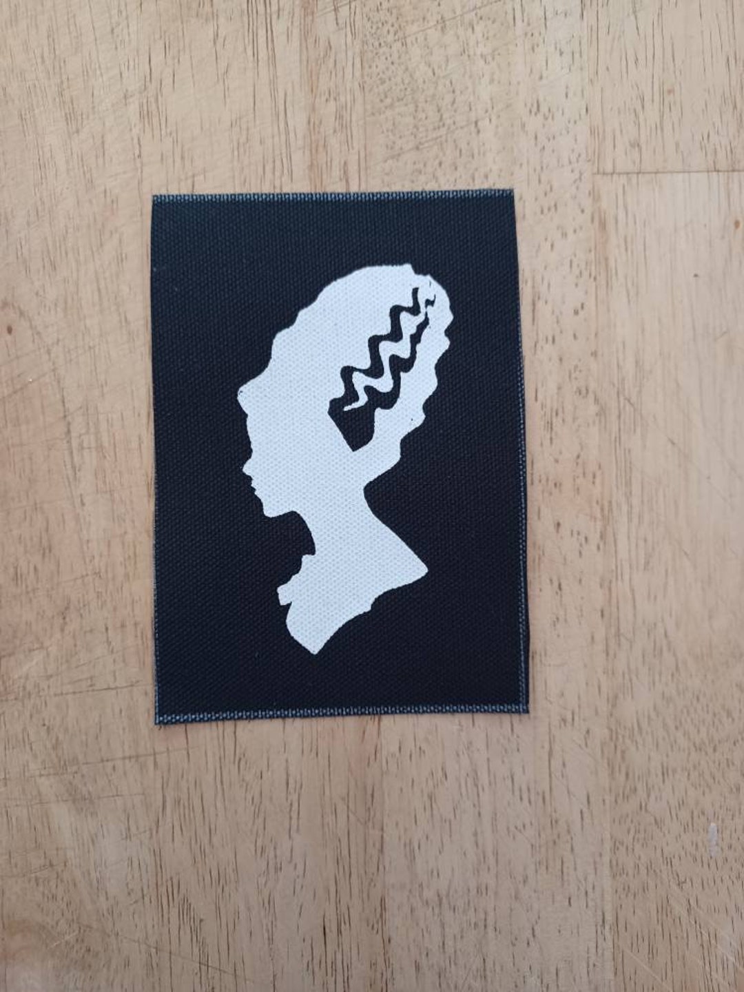 Bride of Frankenstein DIY Punk Patch Canvas Patch - Etsy