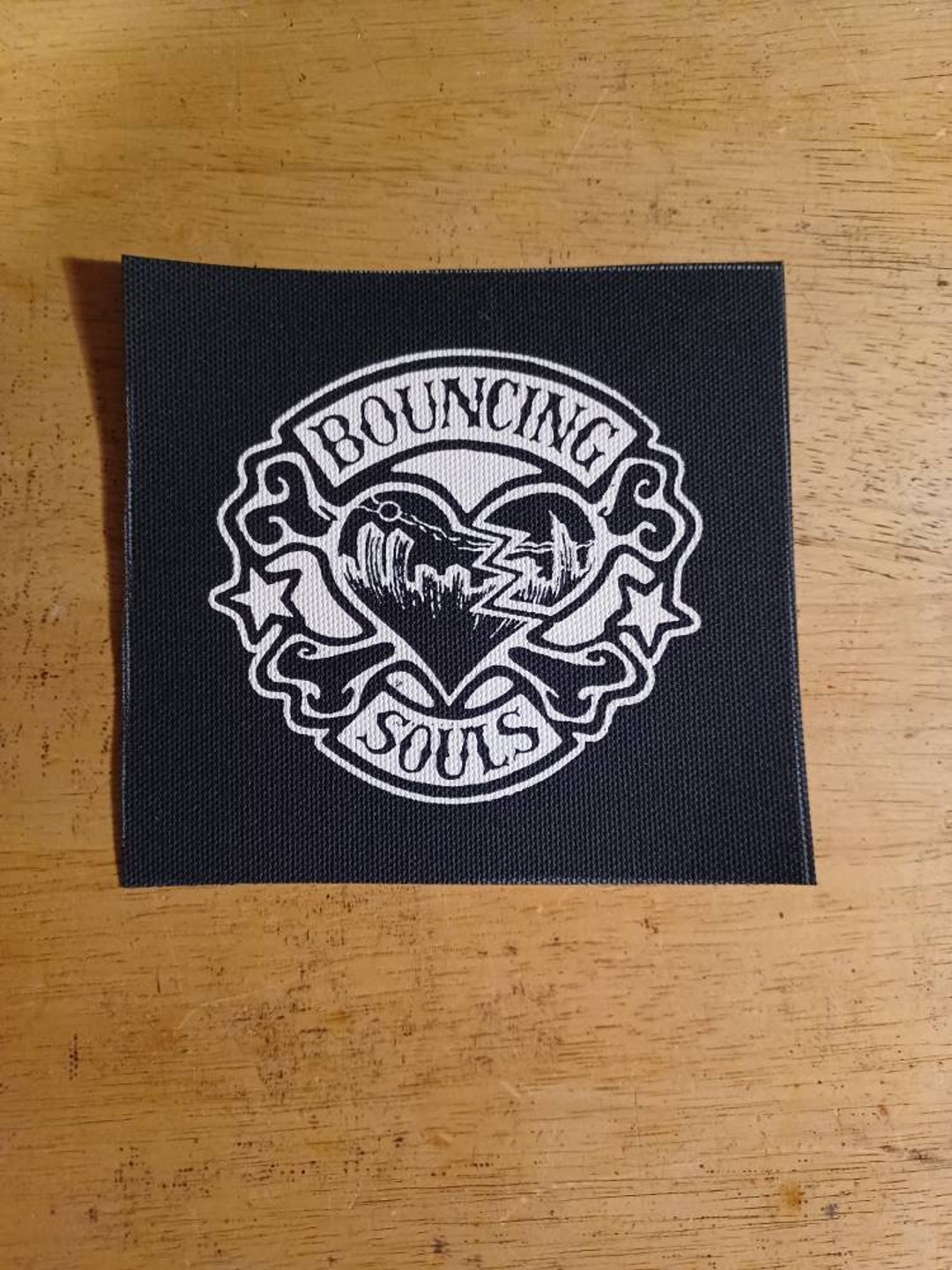 Bouncing Souls Punk Patch Duck Cloth Canvas - Etsy