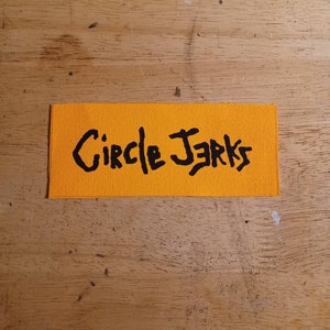 Circle Jerks DIY Punk Patch Canvas Patch - Etsy