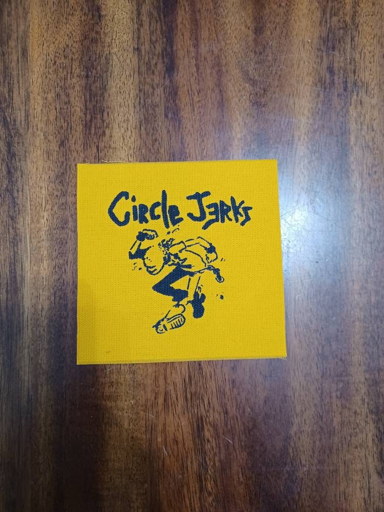 Circle Jerks DIY Punk Patch Canvas Patch | Etsy