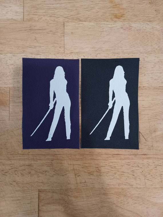 Kill Bill Silhouette DIY Punk Patch - Etsy