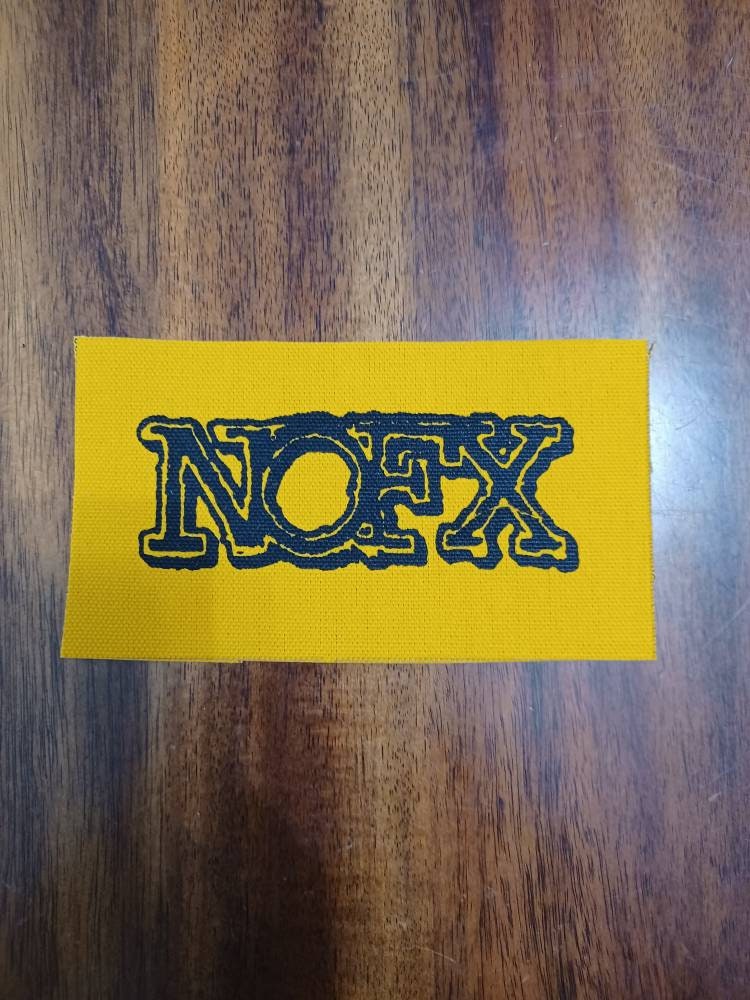 NOFX DIY Punk Patch Canvas Patch | Etsy