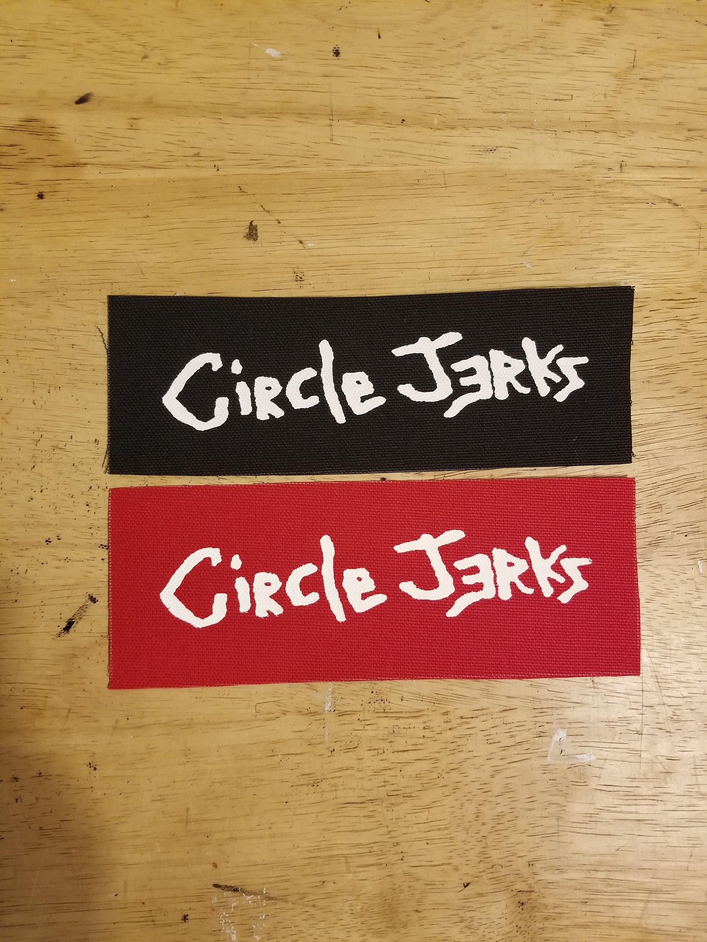 Circle Jerks DIY punk patch canvas patch | Etsy