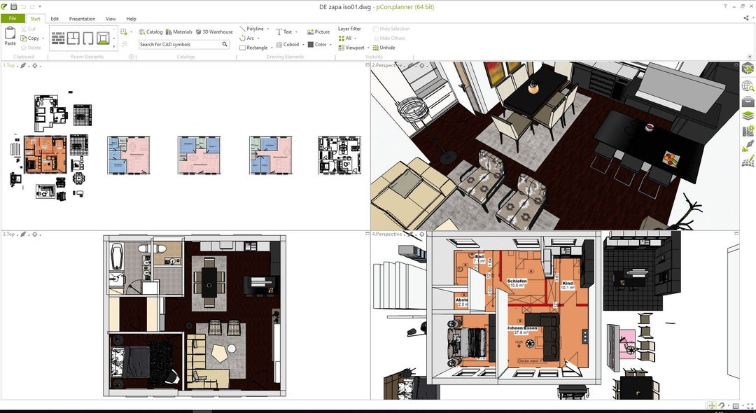 Bedroom Online Interior Design & Architecture Service, Planning, 3D ...