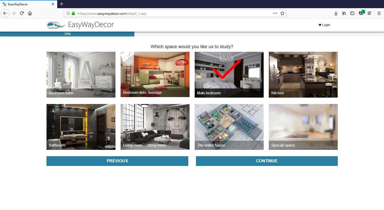 Bedroom Online Interior Design & Architecture Service, Planning, 3D ...