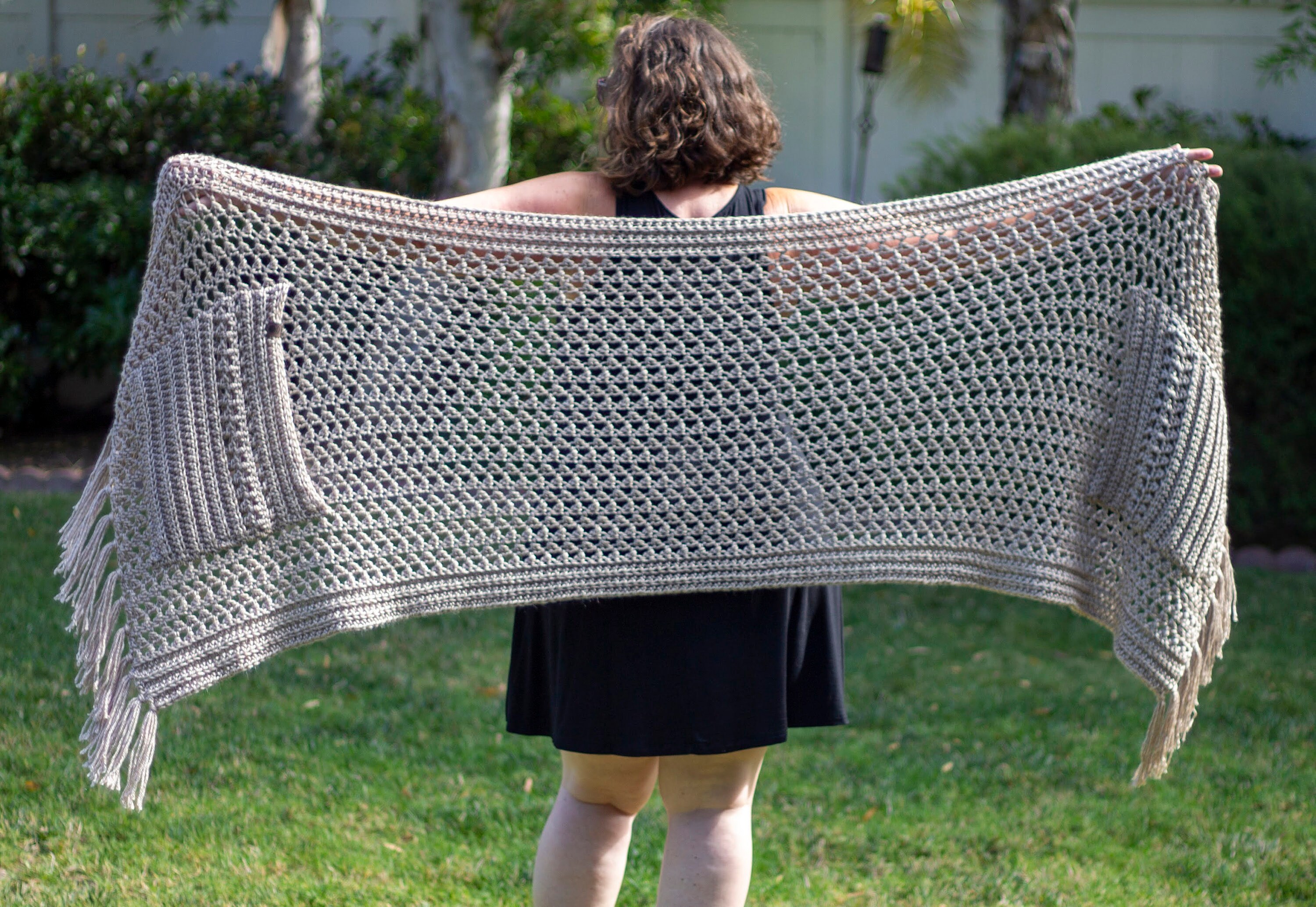 Shawl wrap with pockets custom made | Etsy