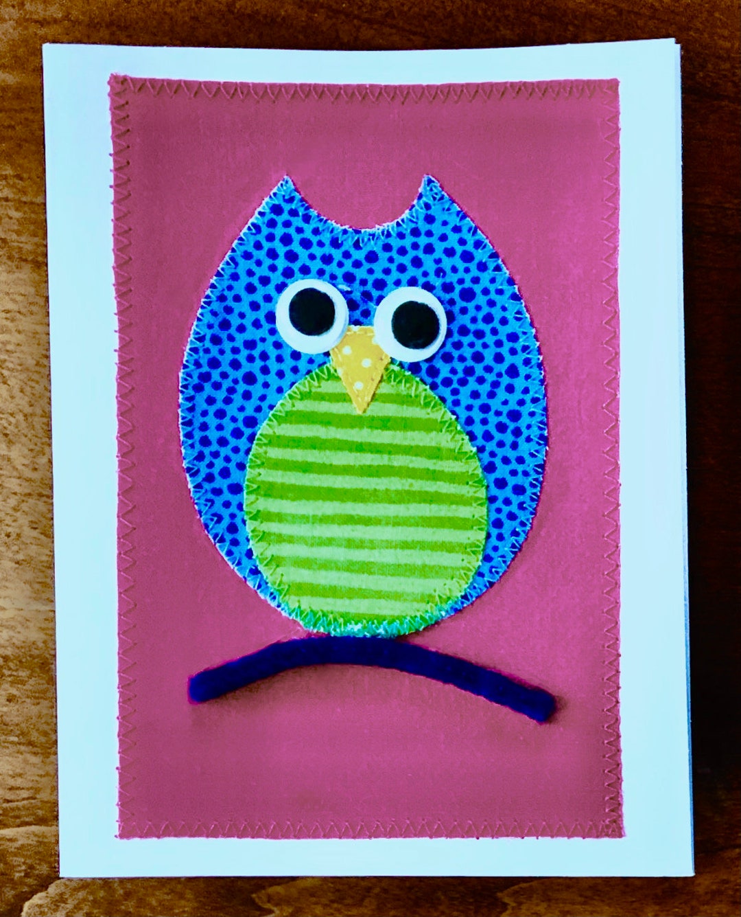 Handmade Owl Card - Etsy