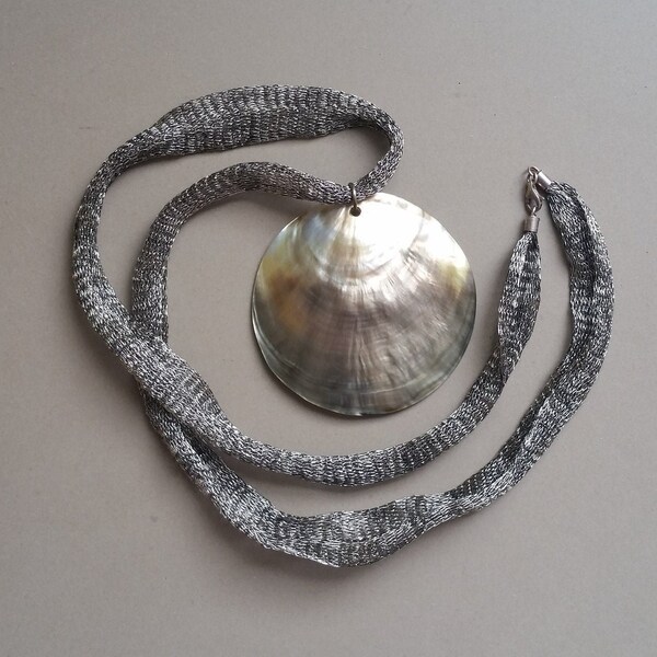 Metal Mesh Necklace - Etsy