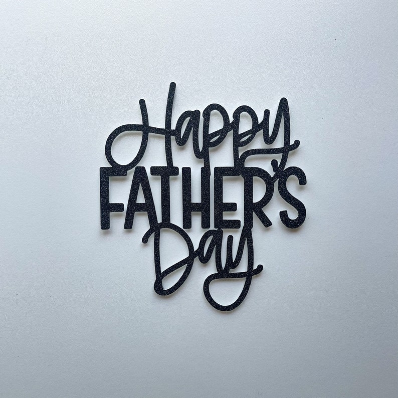 Happy Father's Day Topper Dessert Topper Strawberry - Etsy