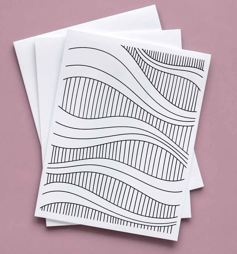 Flowing Doodles Coloring Page | Printable | Download - Etsy