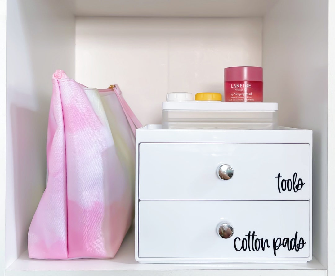 Bathroom & Toiletry Vinyl Storage Labels | Bathroom Storage Labels ...