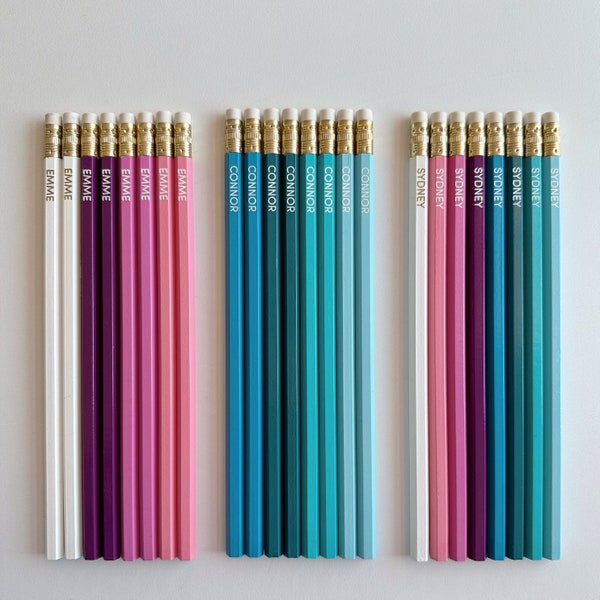 Personalized Pencils - Etsy
