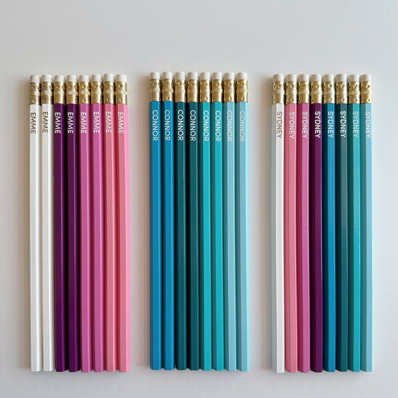 Personalized Pencils - Etsy