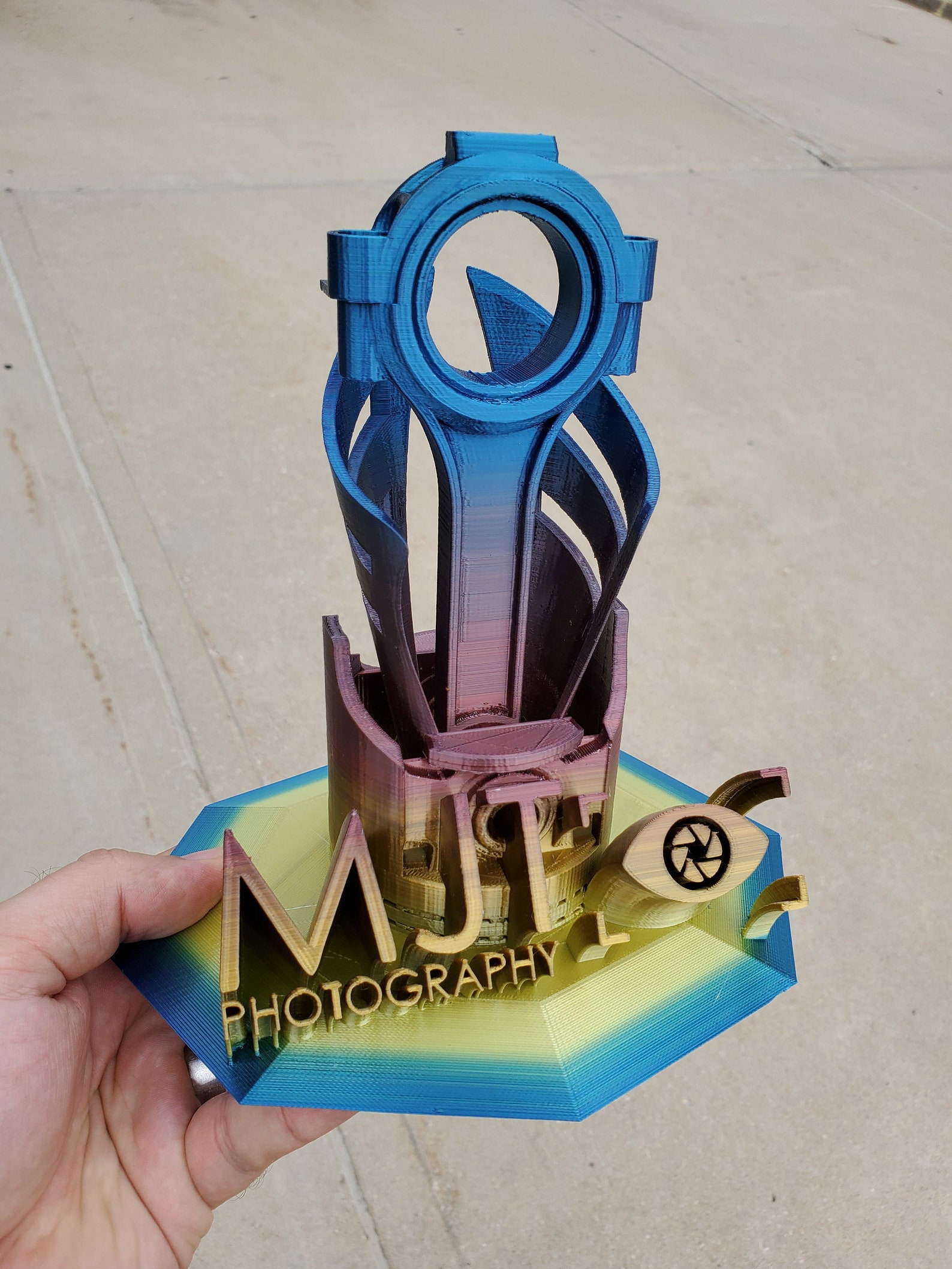 Custom designed and 3D printed Trophy | Etsy