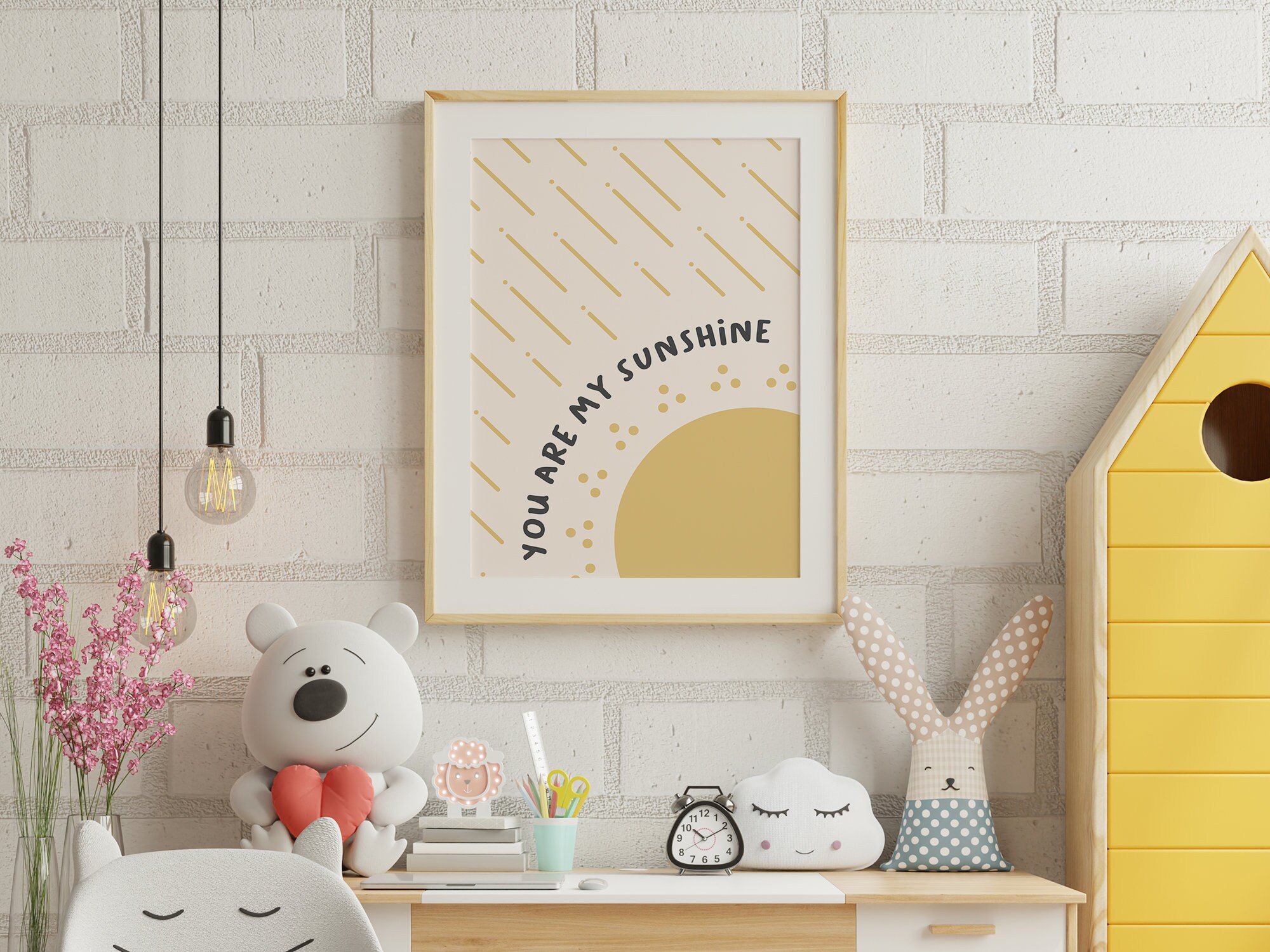 PRINTABLE Sunshine Print Printable Nursery Wall Art - Etsy