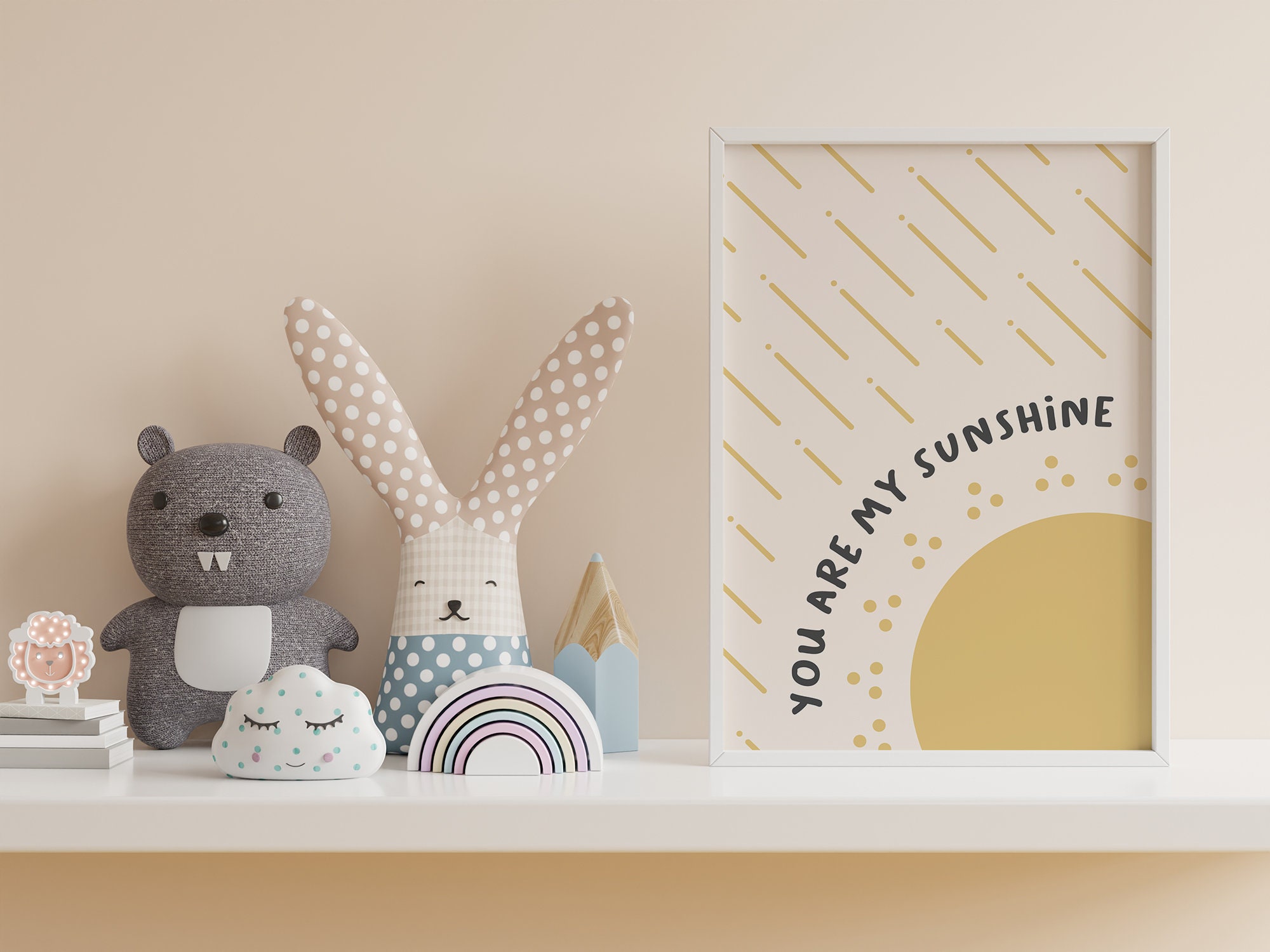 PRINTABLE Sunshine Print Printable Nursery Wall Art - Etsy