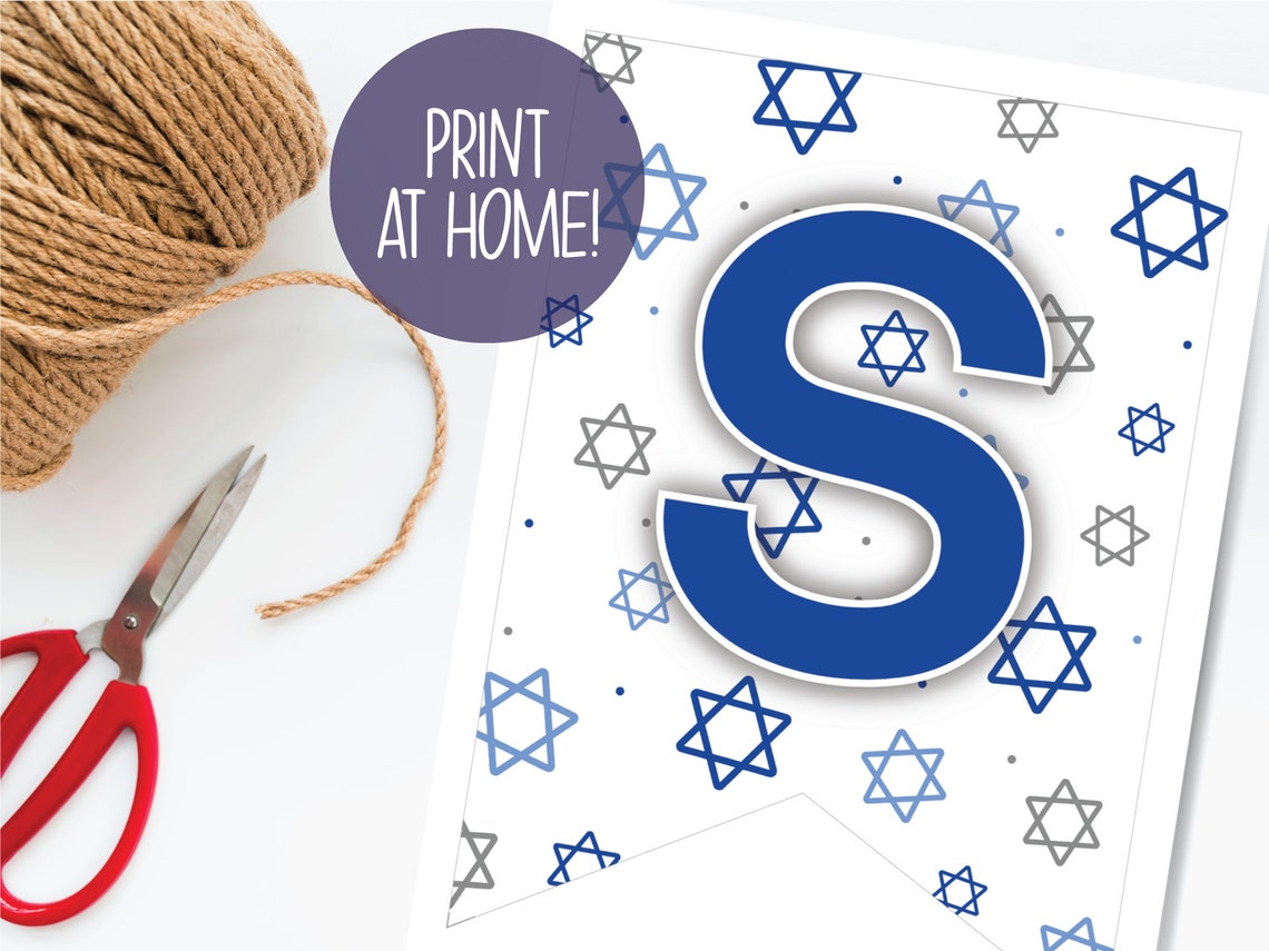 Printable Shana Tova Banner Rosh Hashanah Decorations - Etsy Canada