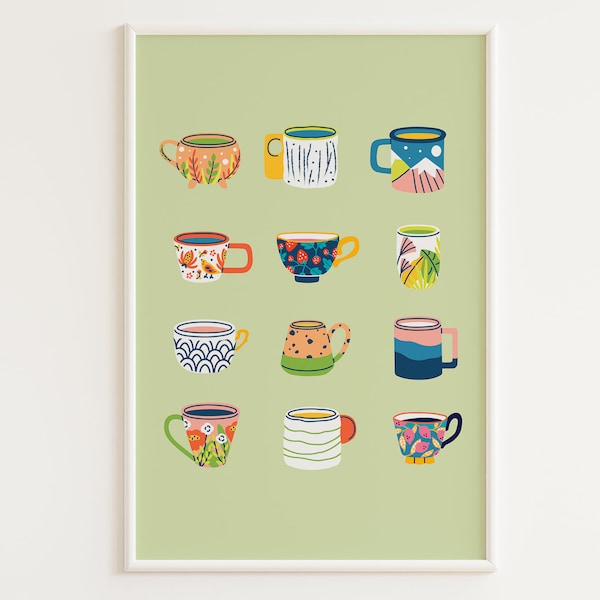 Teacup Art Print - Etsy