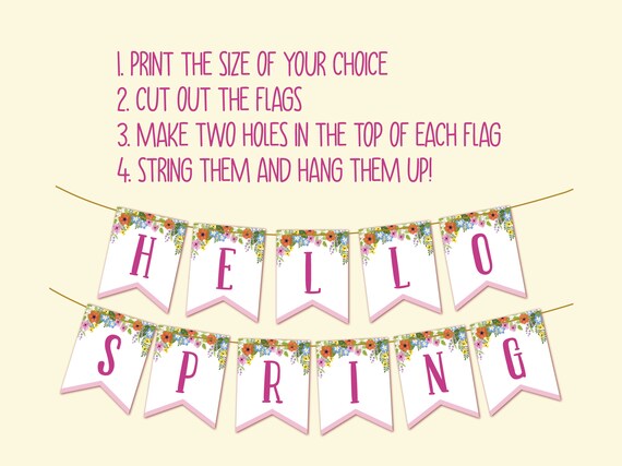 Printable Spring Decorations
