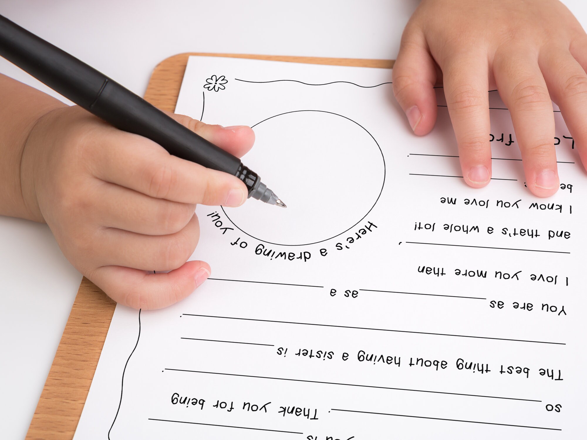 Printable Letter to My Sister | Fill in the Blanks | Kids' Activity ...