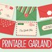 Printable Letters to Santa Garland | Printable Christmas Banner ...