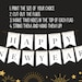 Printable Happy New Year Banner Printable Happy New Year Bunting Black ...