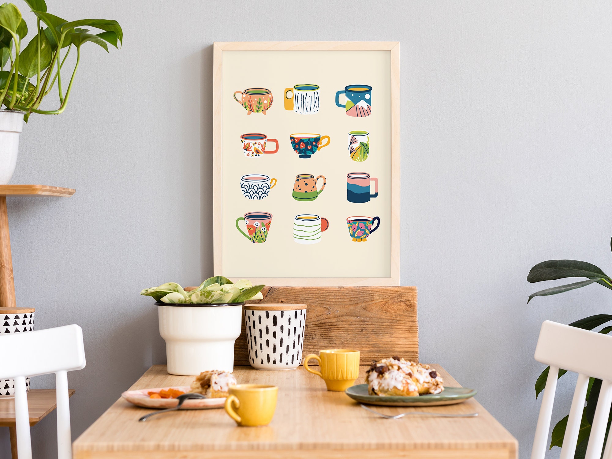 PRINTABLE Tea/coffee Print Coffee Mug Art Teacup Print - Etsy