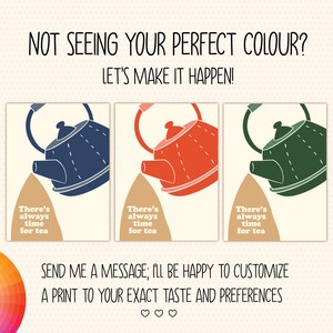 PRINTABLE Tea Art | Time for Tea Print | Green Kitchen Prints | Teapot ...