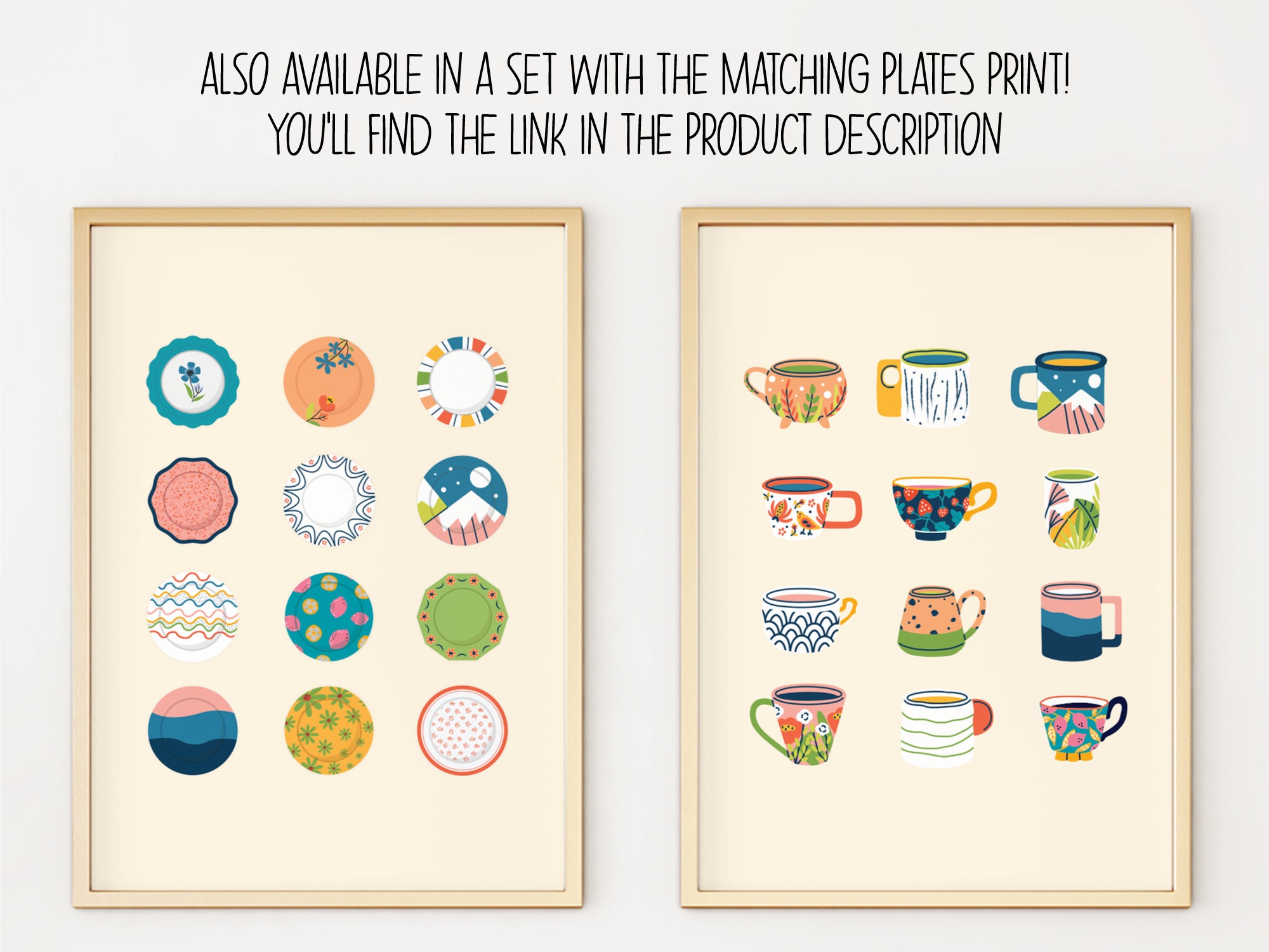 PRINTABLE Tea/coffee Print Coffee Mug Art Teacup Print - Etsy