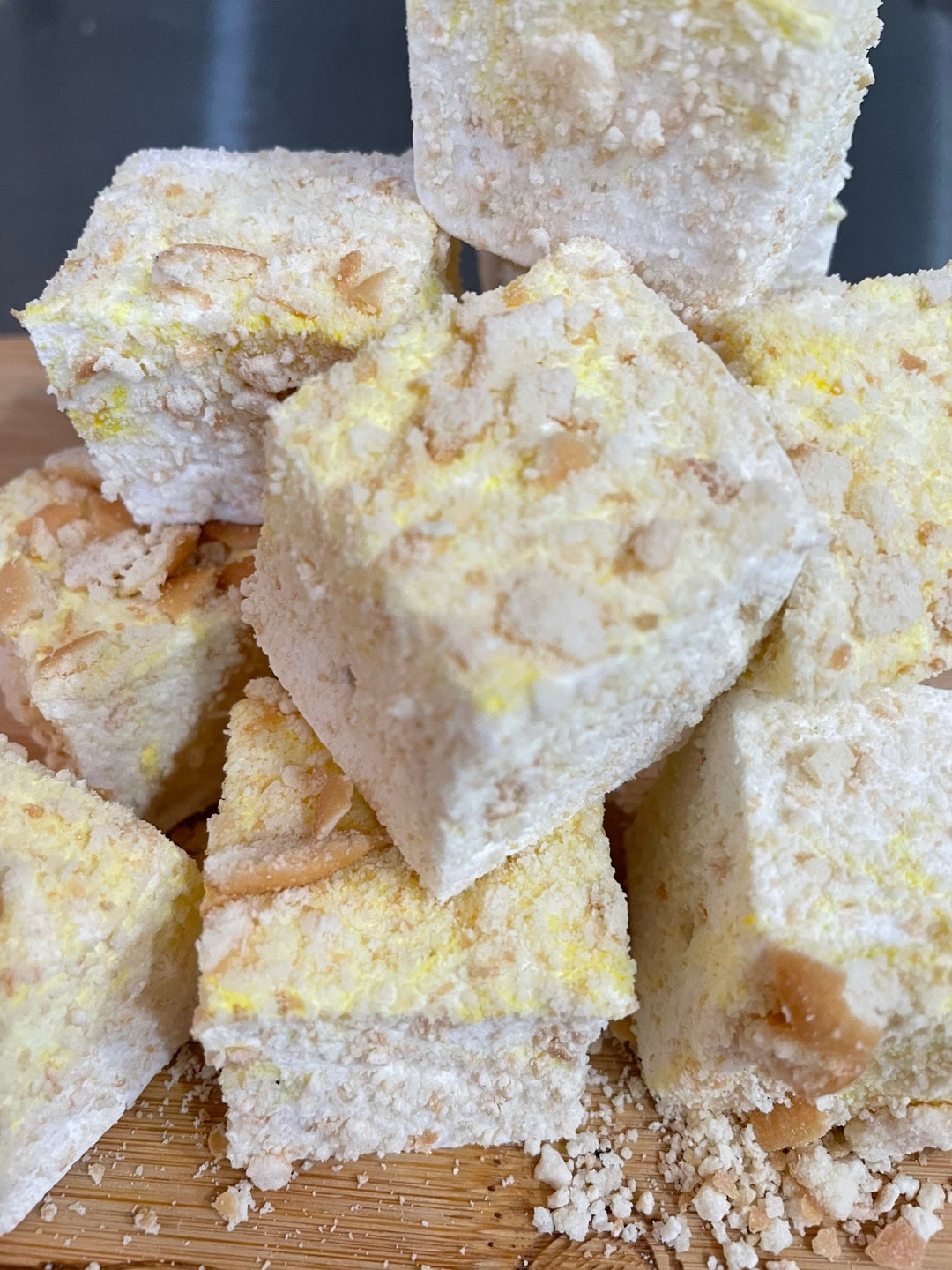 Banana Pudding Gourmet Marshmallows, 1 Dozen Gourmet Handcrafted ...