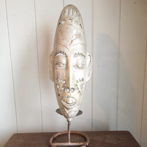 African Mask Stand - Etsy
