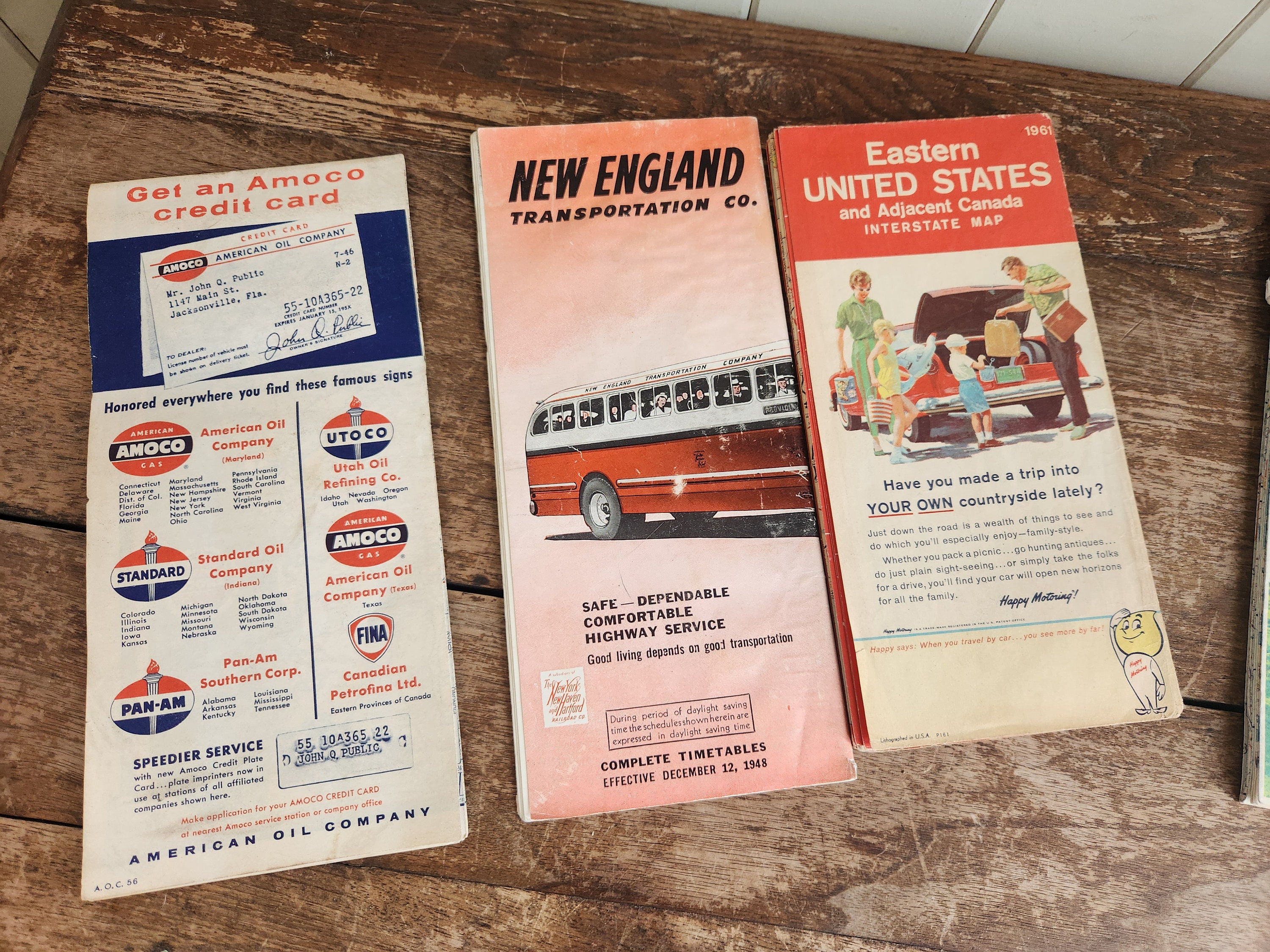 Vintage 1940/60s Maps and Bus Route Phamplet USA - Etsy