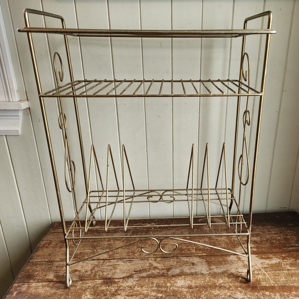 Mid Century Record Stand - Etsy