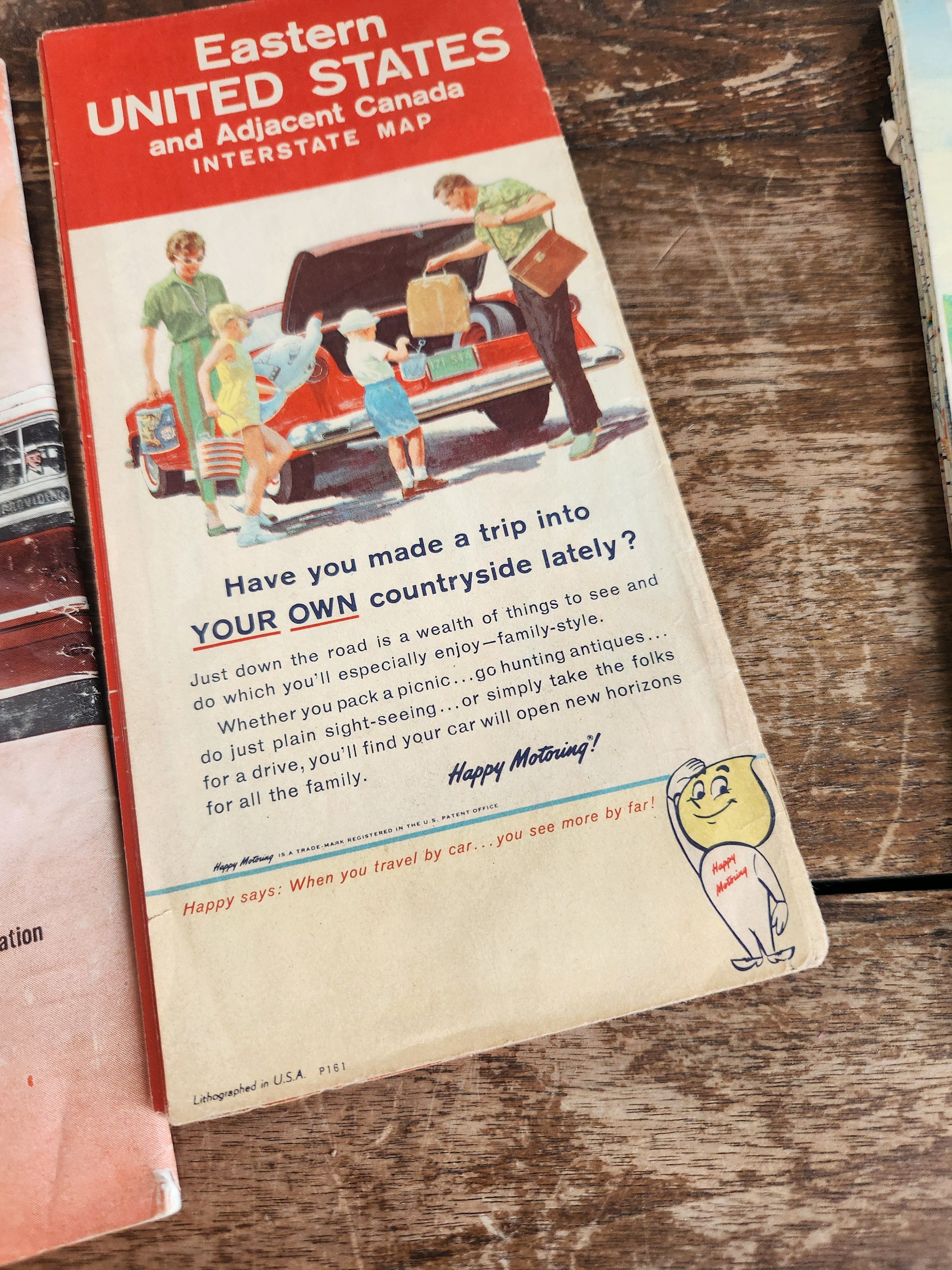 Vintage 1940/60s Maps and Bus Route Phamplet USA - Etsy