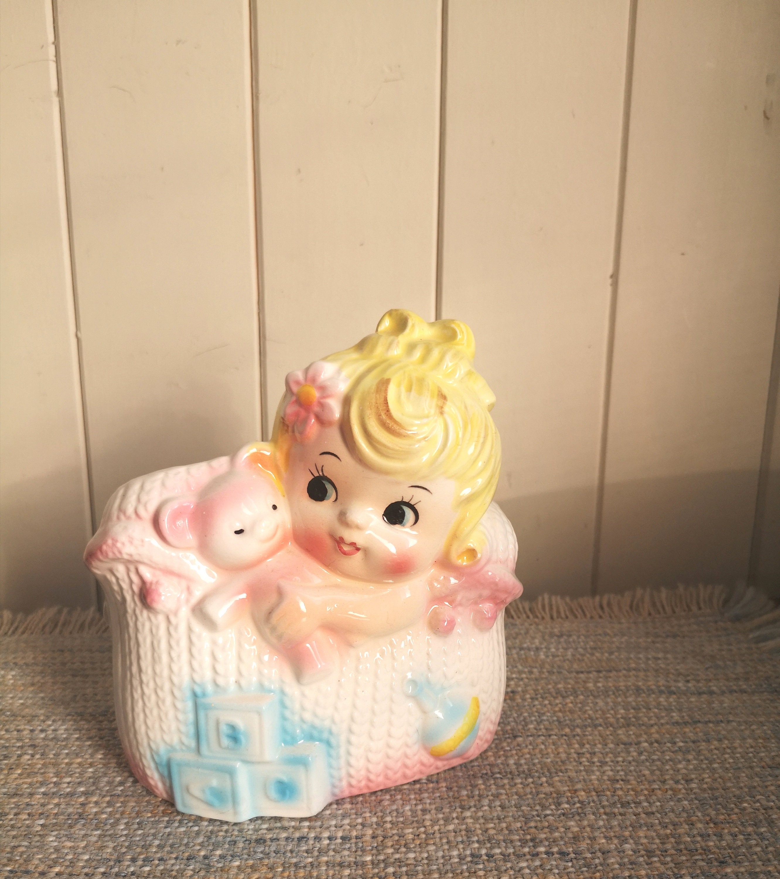 Home Décor Vintage Baby ceramic planter Vases etna.com.pe