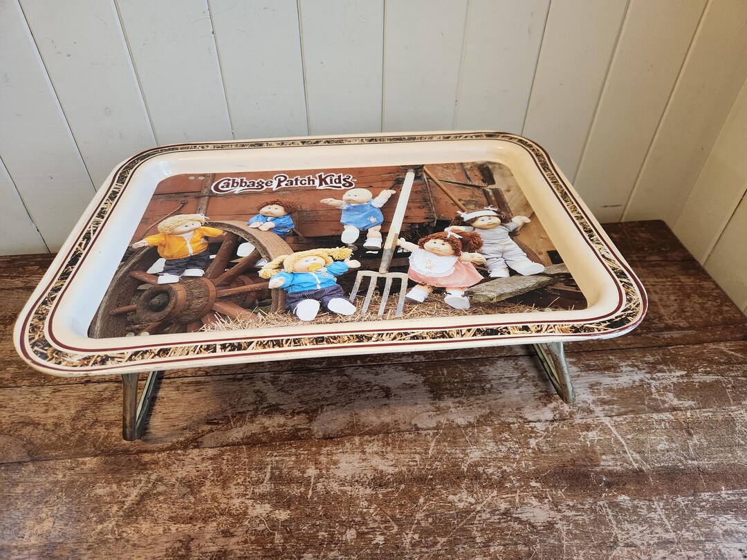 Vintage 1980s Cabbage Patch Kids TV Lap Tray - Etsy