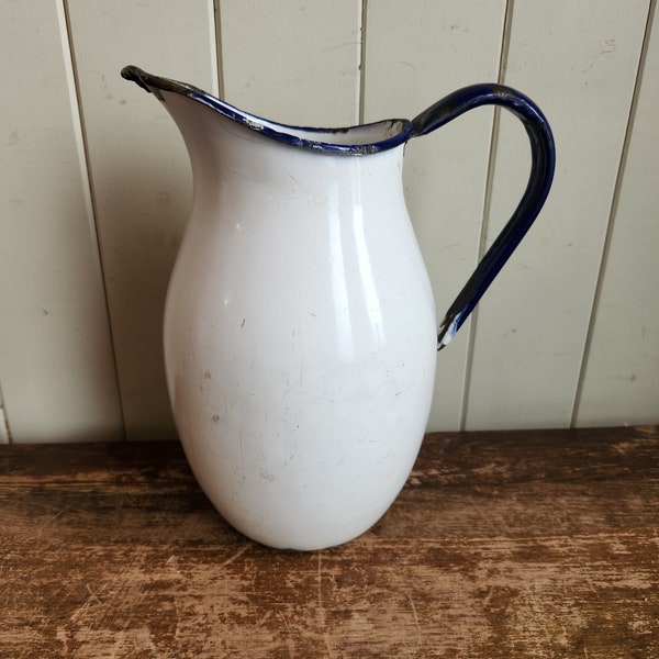 Enamel Pitcher - Etsy