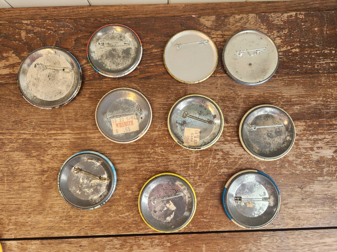 Ten Vintage Canadian City Souvenir Pinback Buttons - Etsy