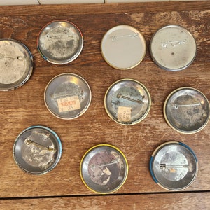 Ten Vintage Canadian City Souvenir Pinback Buttons - Etsy