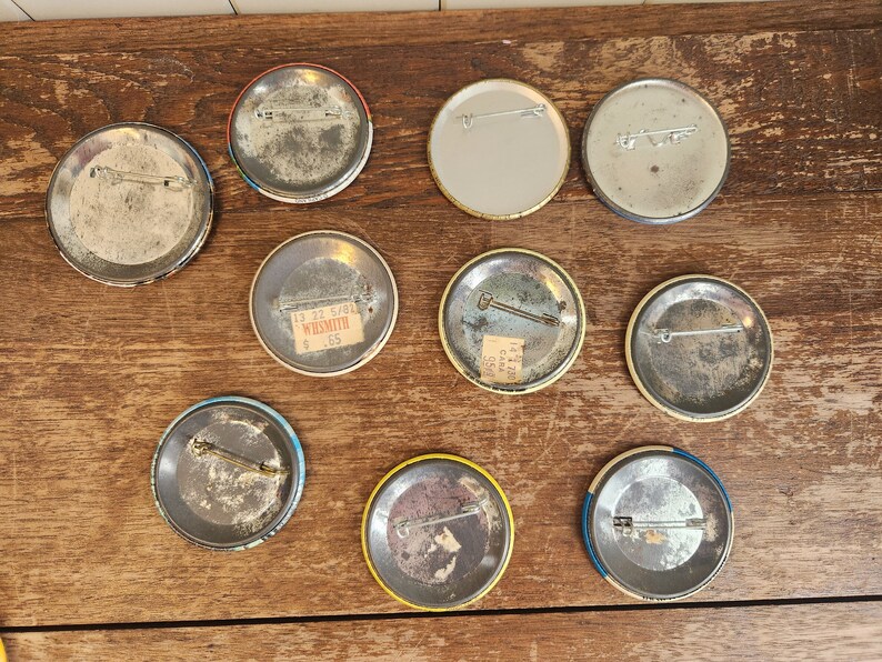 Ten Vintage Canadian City Souvenir Pinback Buttons - Etsy