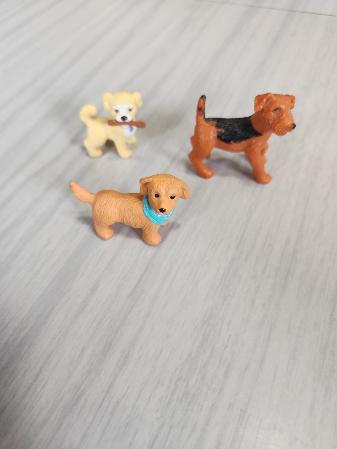 Three Vintage 1995 MEG Dog Figurines - Etsy