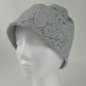 WOMEN'S CANCER HAT Stretch Lace Chemo Patient Cap Stylish Head Cover ...
